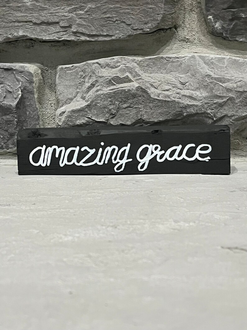 Amazing Grace Sign - Etsy