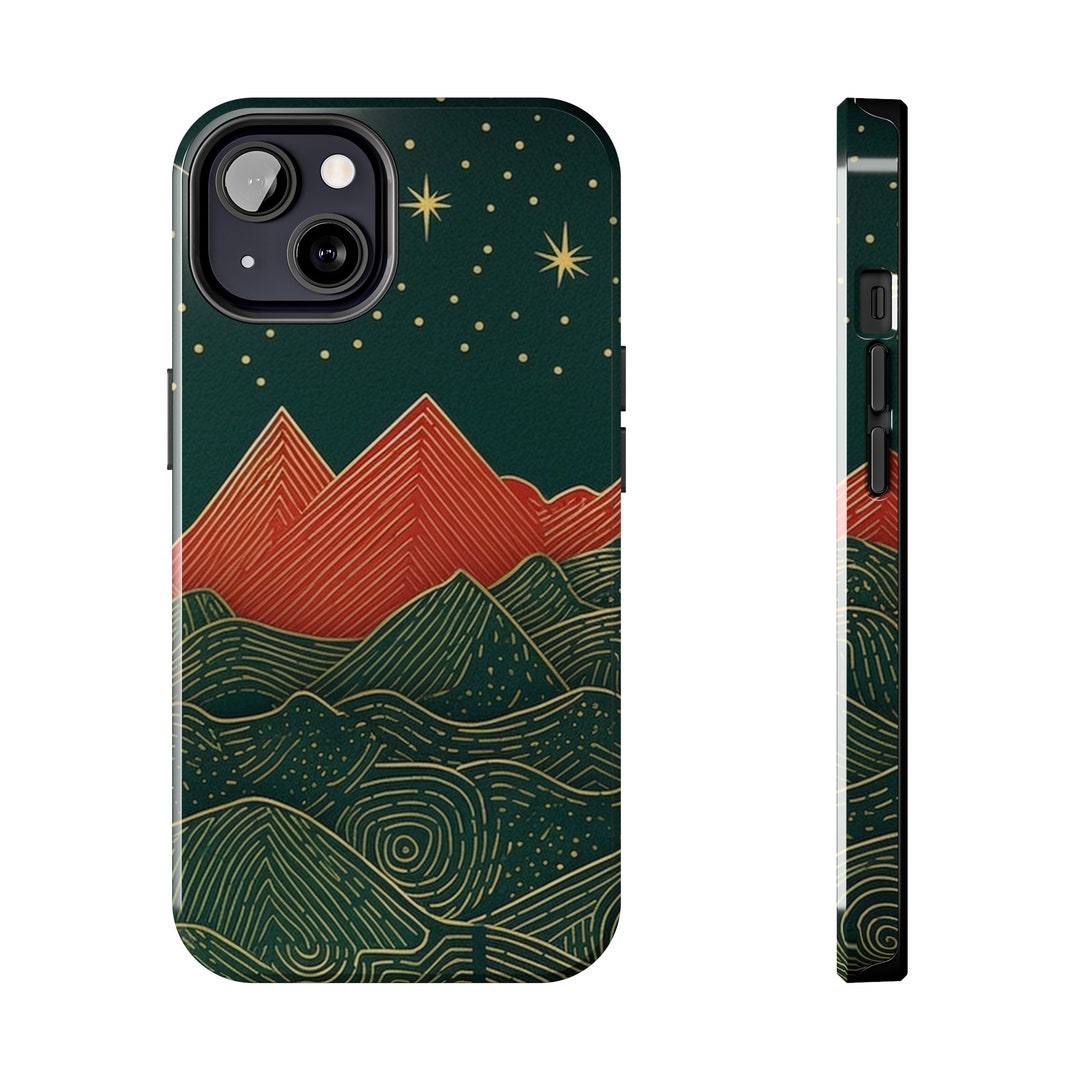Wilderness Outdoors iPhone Case, Cute Autumn iPhone Case, Mountains ...