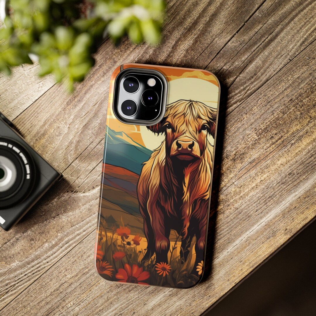 Highland Cow Western iPhone Case, Western iPhone 13 14 Pro Max, iPhone ...
