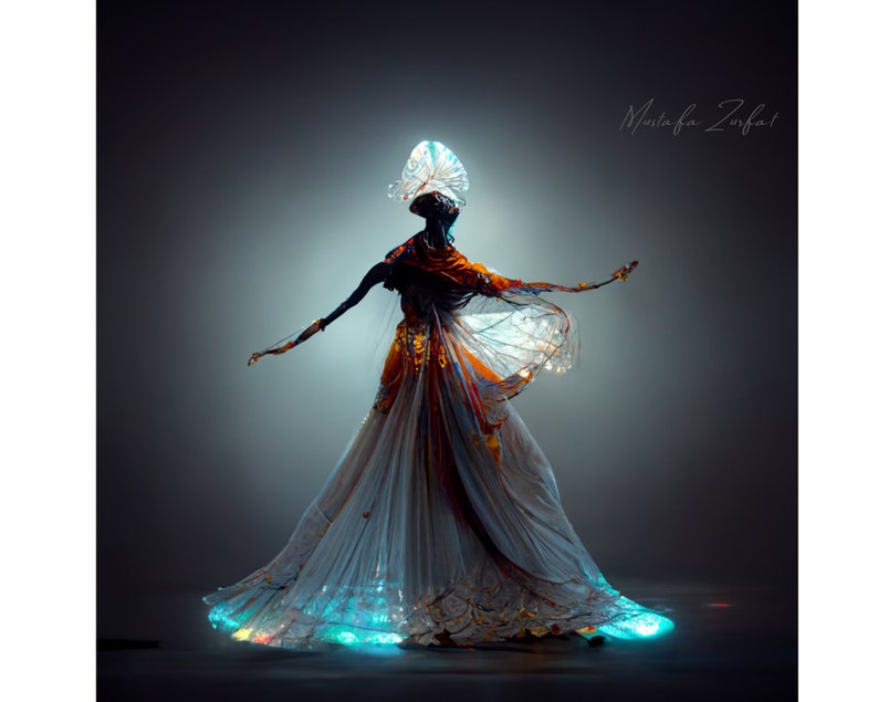 Dancing Lady Art Printable Positive Affirmation Wall Art - Etsy