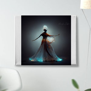 Dancing Lady Art Printable Positive Affirmation Wall Art - Etsy