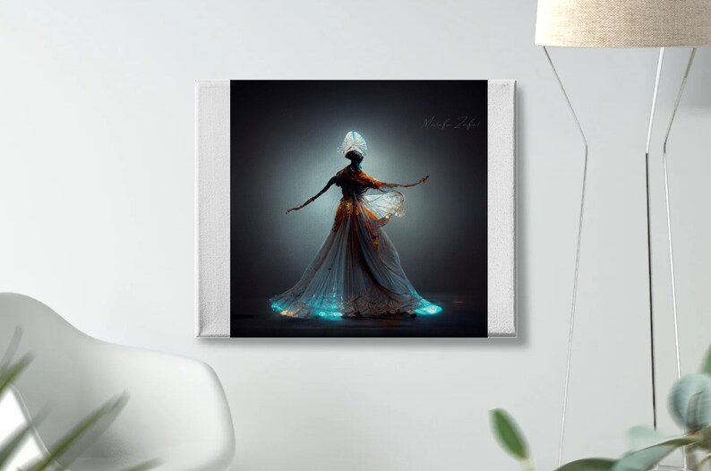 Dancing Lady Art Printable Positive Affirmation Wall Art - Etsy