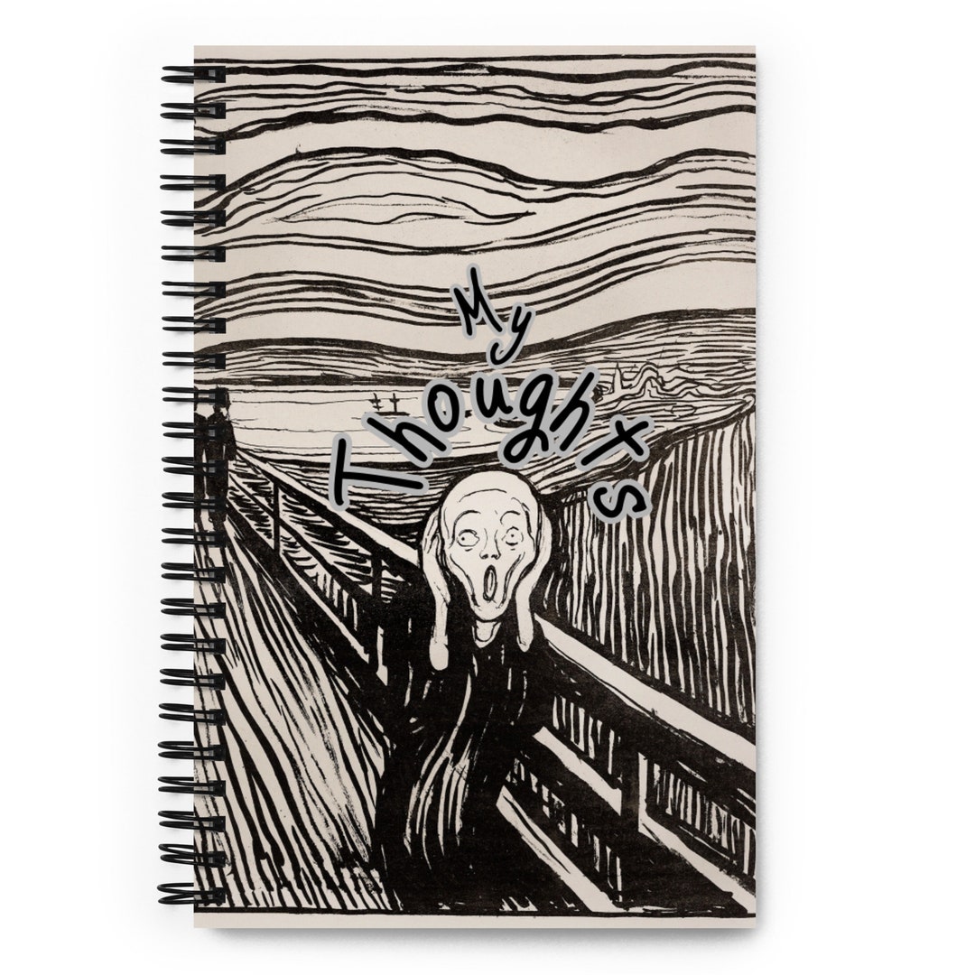 Edvard Munch 'the Scream' Reproduction Spiral Notebook - Etsy