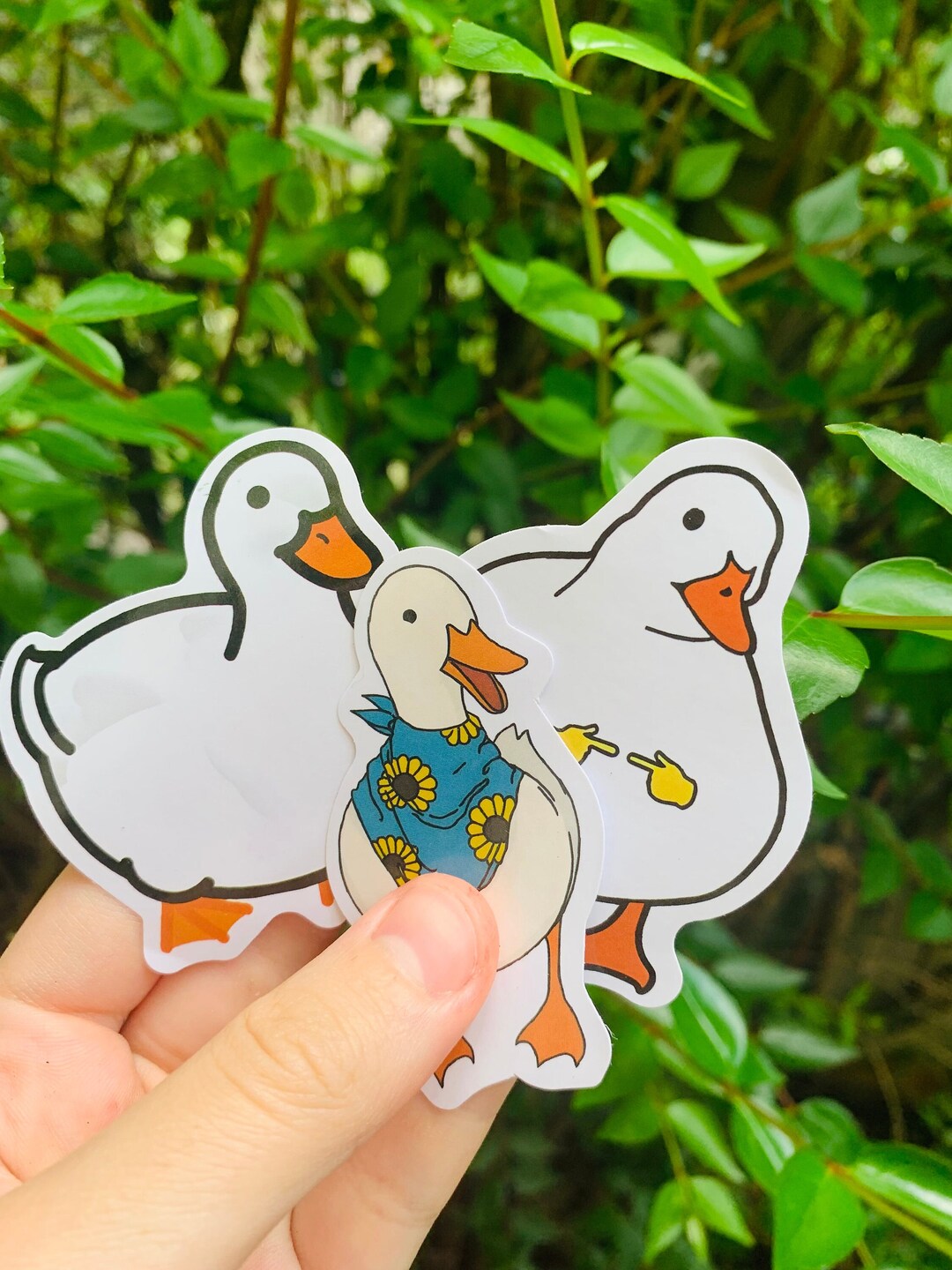 Duck Stickers : - Etsy