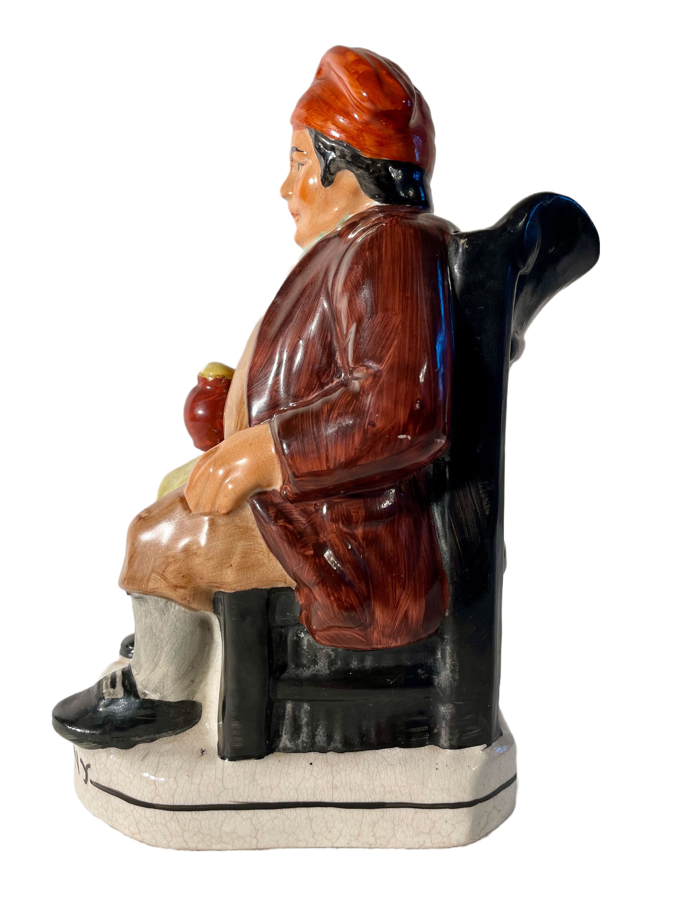 Antique Staffordshire Souter Johnny Toby Jug - Etsy