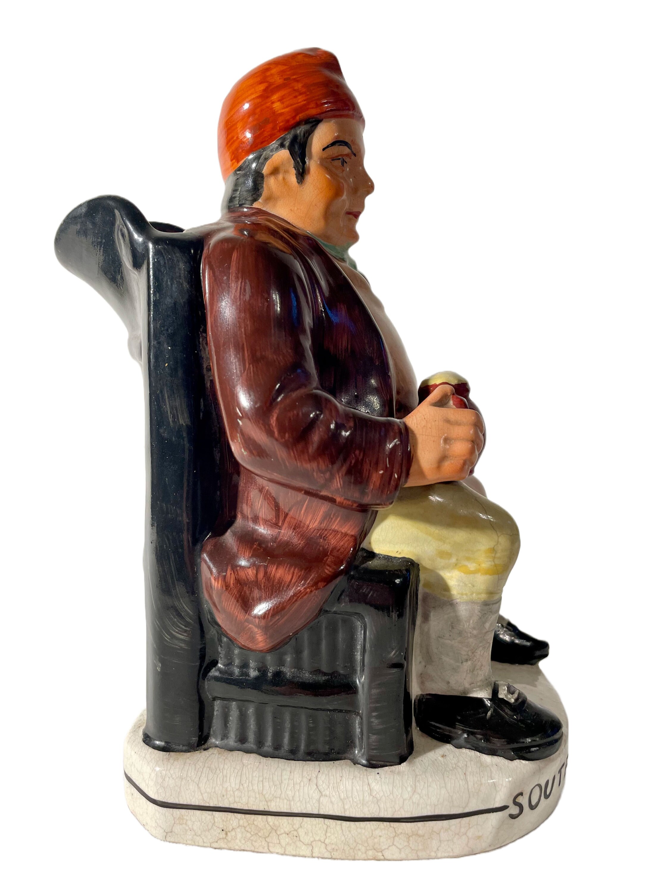 Antique Staffordshire Souter Johnny Toby Jug - Etsy