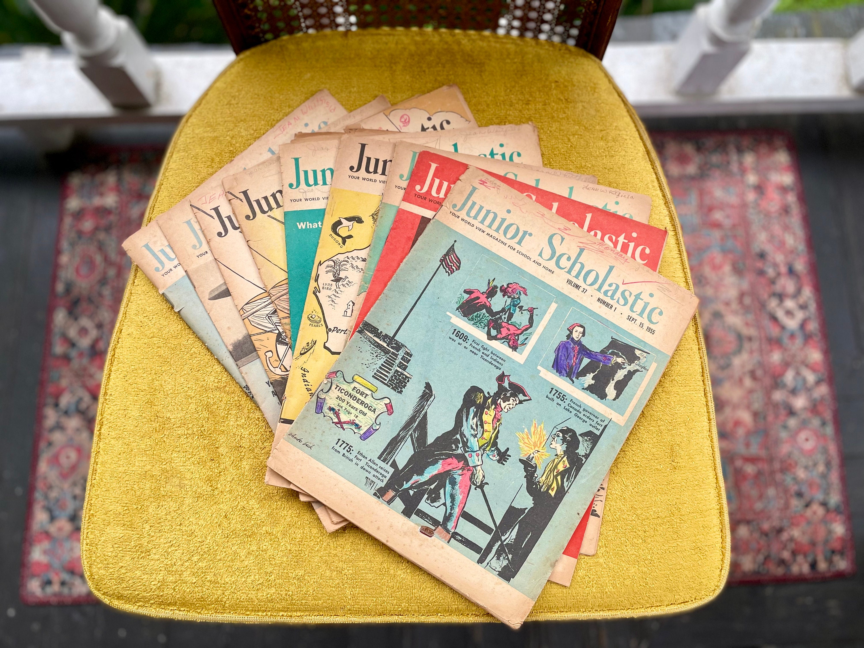 Stack of Vintage 1950s Junior Scholastic Magazines - Etsy
