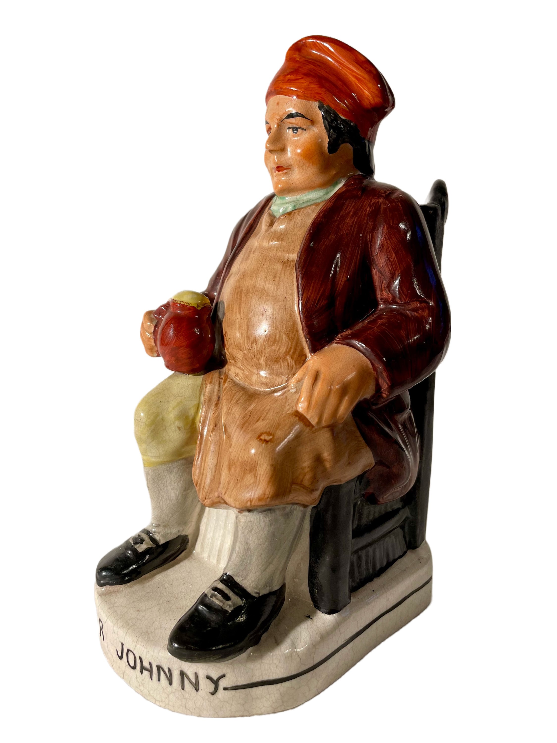 Antique Staffordshire Souter Johnny Toby Jug - Etsy