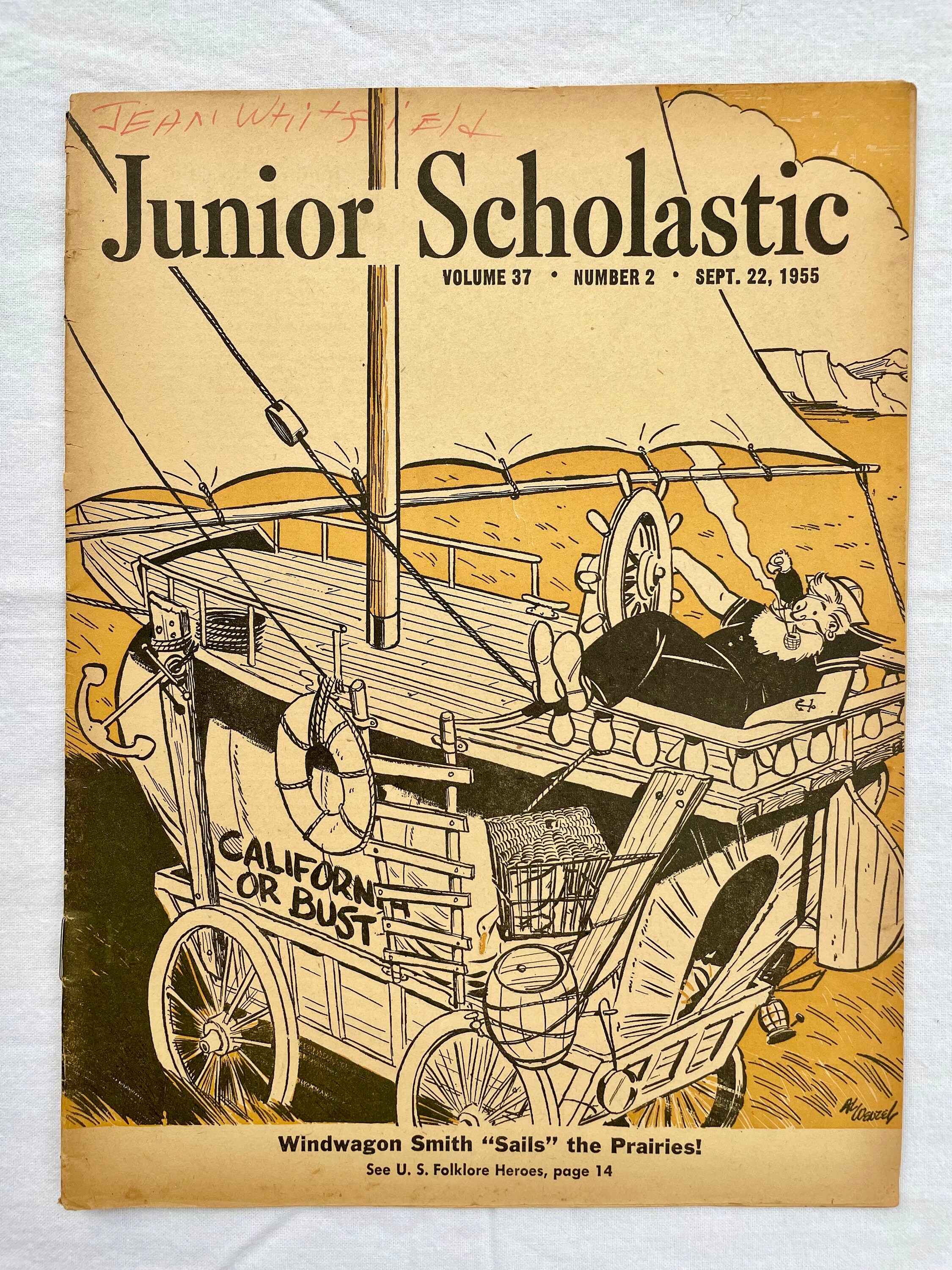 Stack of Vintage 1950s Junior Scholastic Magazines - Etsy