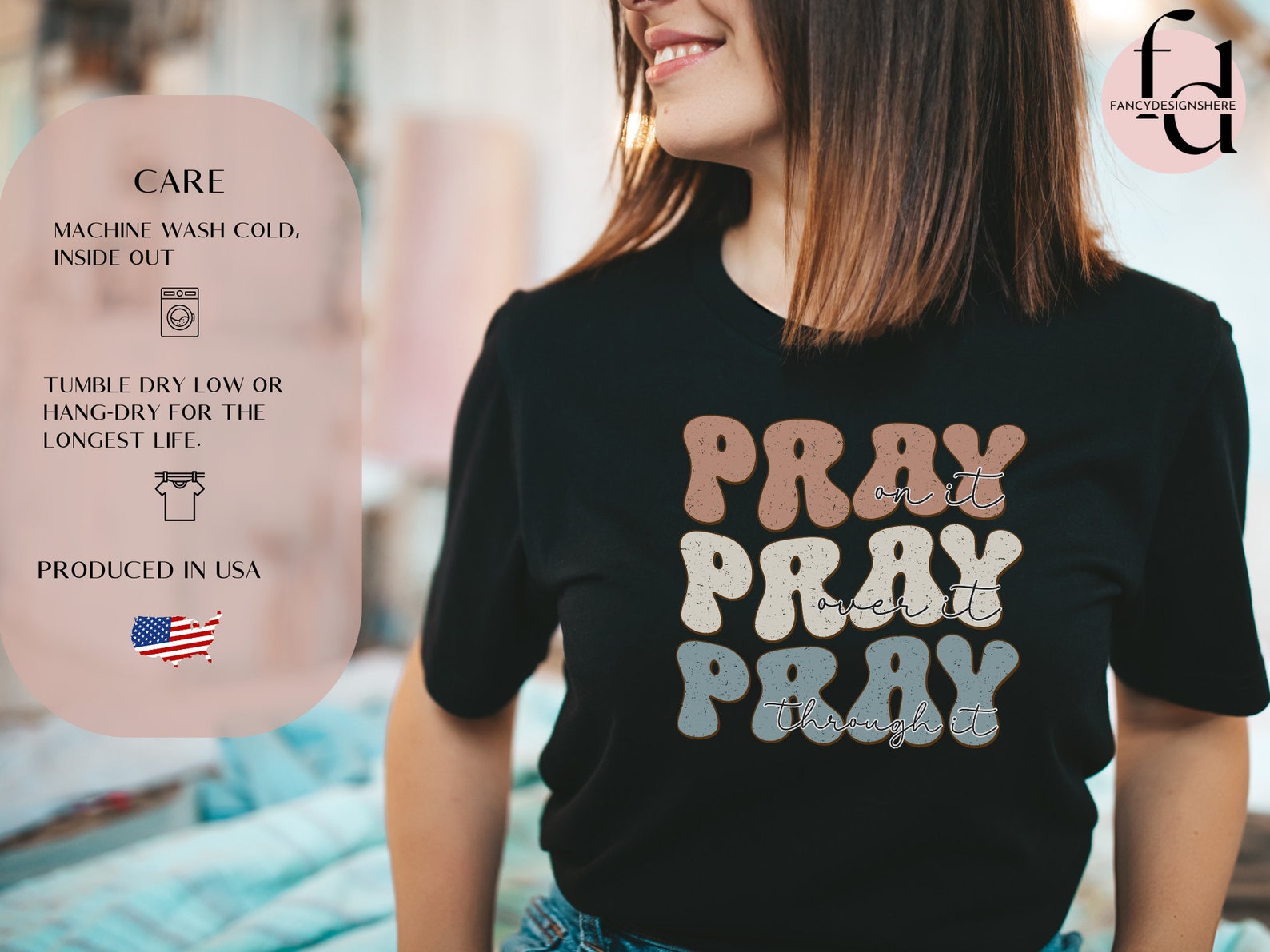 Christian Women Shirts, Trendy Christmas Shirt, Pray Shirt, Slay Pray ...