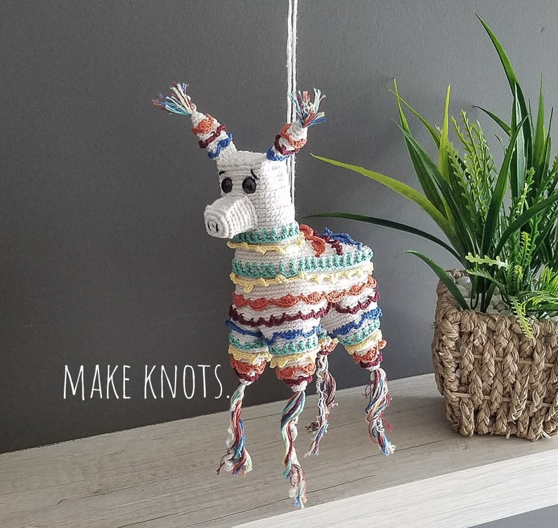 Amigurumi Donkey Piñata- PDF Crochet Pattern - Etsy