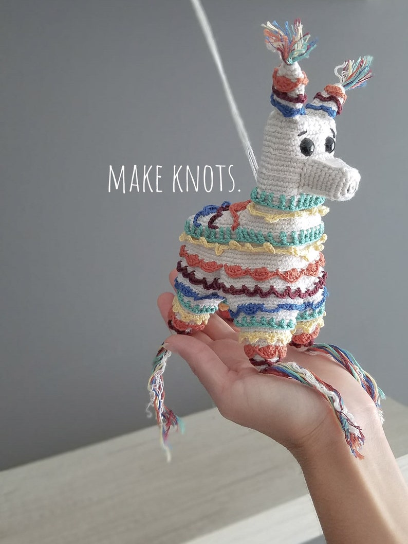 Amigurumi Donkey Piñata- PDF Crochet Pattern - Etsy