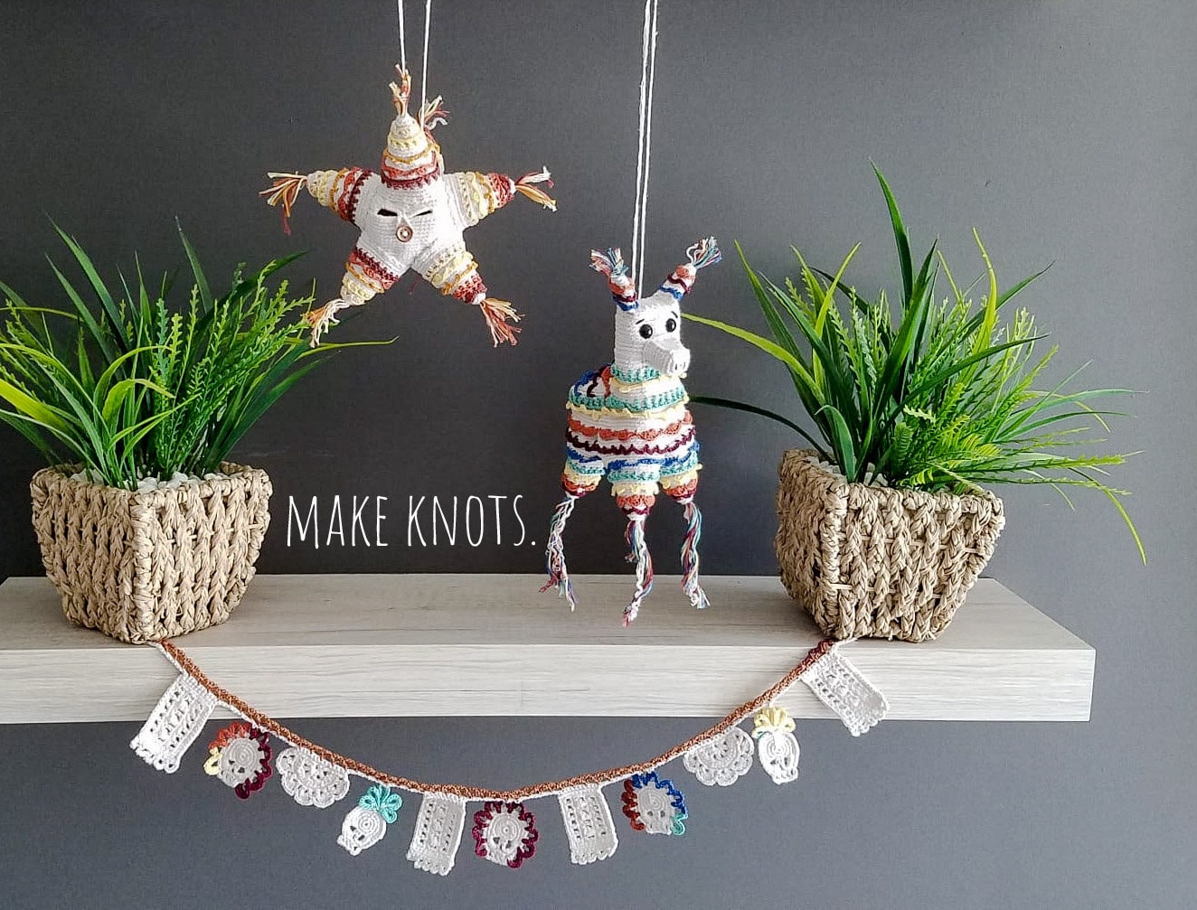 Amigurumi Donkey Piñata, Star Piñata, and Papel Picado Garland- (3) PDF ...