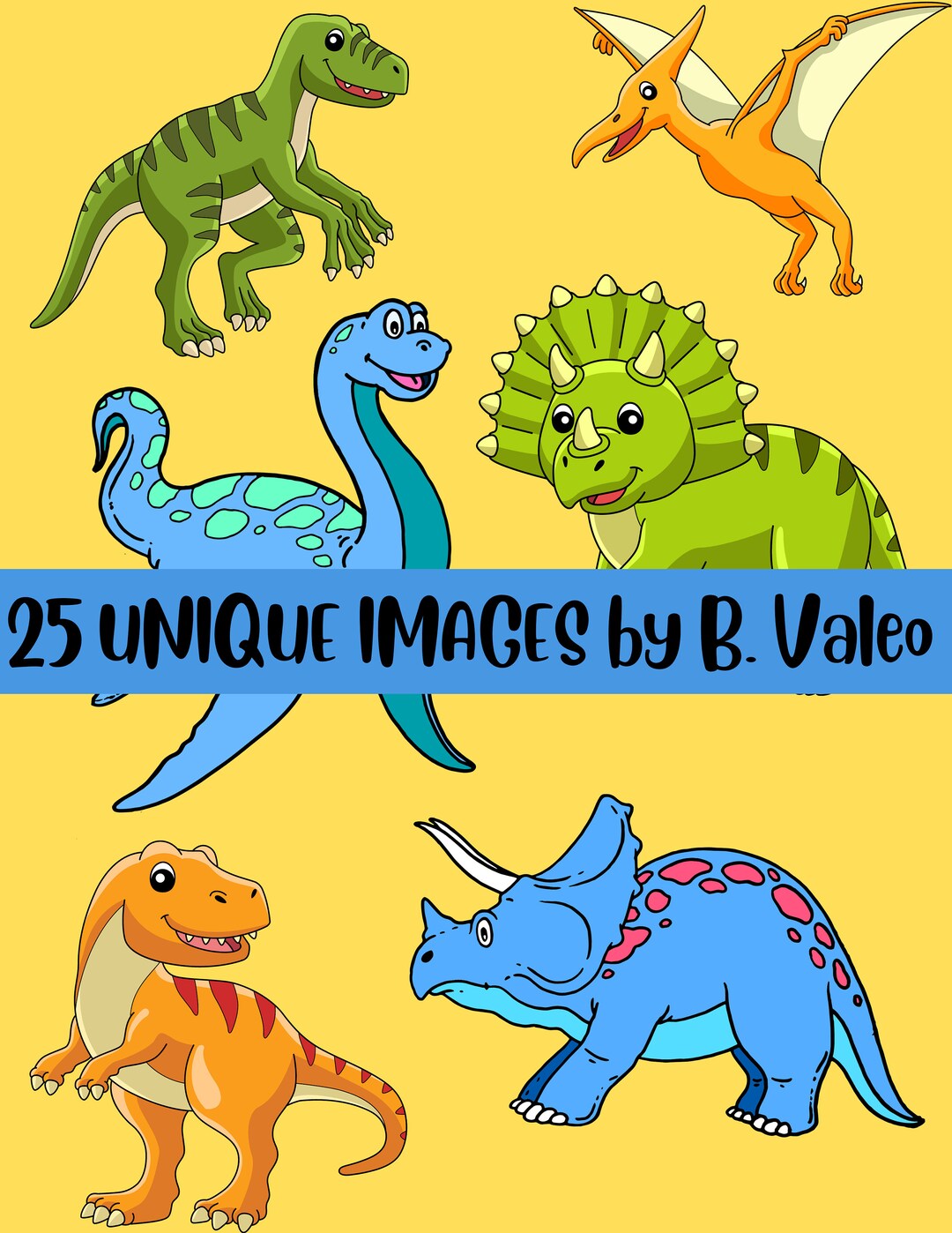Kids Dinosaur Coloring Pages Digital Download Printable Dinosaur Pages ...