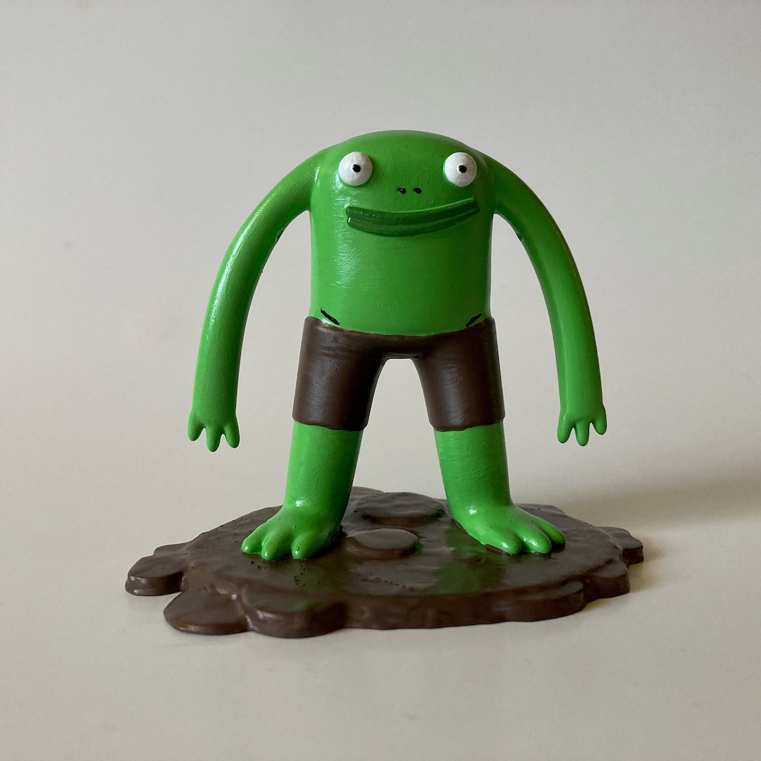 Mr Frog From Smiling Friends on Adult Swim Figure - Etsy