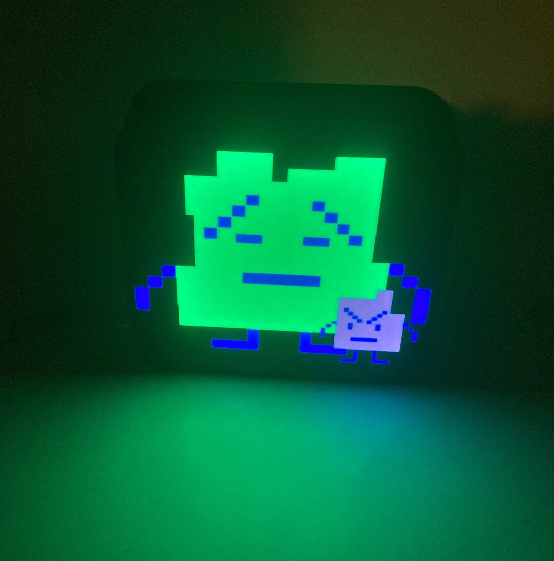 Led-lit Mooninites Desk Sign - Etsy