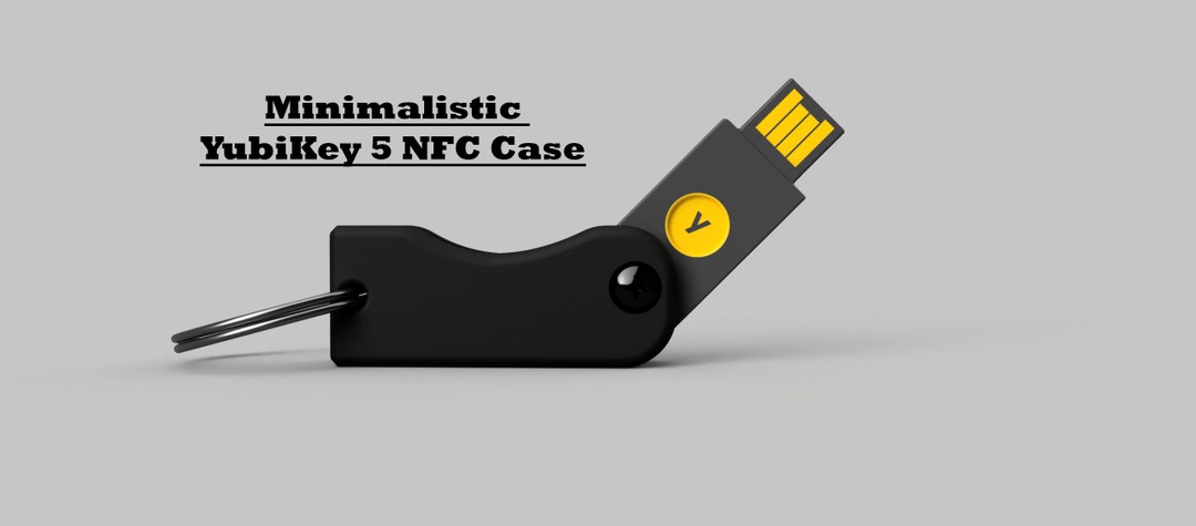Minimalistic Yubikey 5/5C NFC Case - Etsy