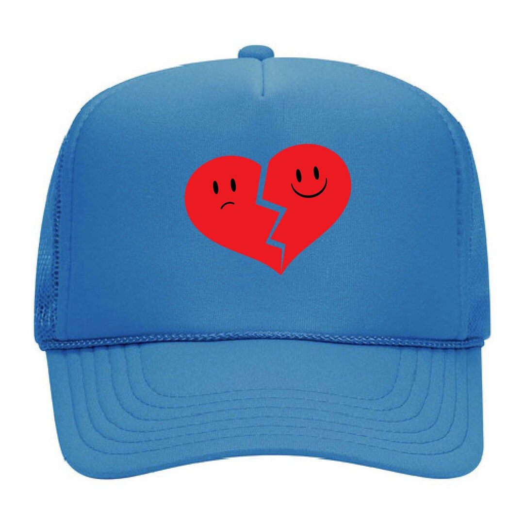 Hopeless Romantic Trucker Hat Baby Blue - Etsy