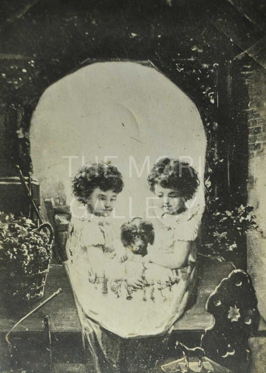 Skull Optical Illusion Art Photo Print Death Art Picture Decor Memento Mori Art Picture Decor ...