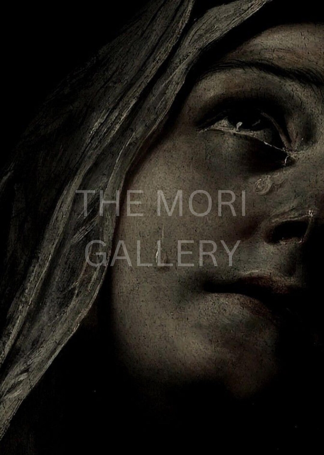 Weeping Mary Photo Print Death Art Picture Decor Memento Mori Art ...