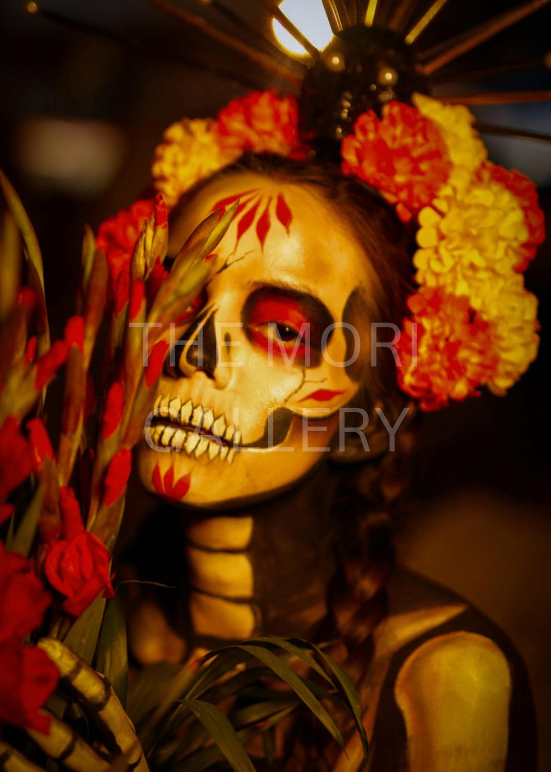 Calavera Woman Art Photo Print Death Art Picture Decor Memento Mori Art ...