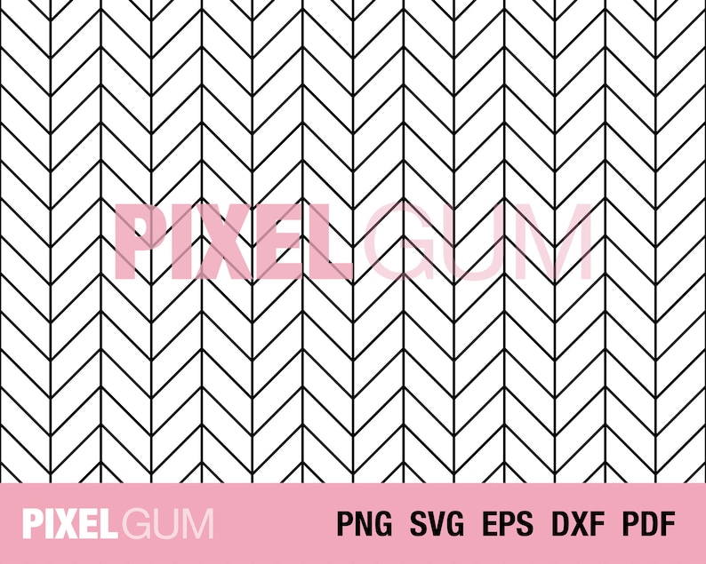 Seamless Herringbone Line Pattern SVG - Etsy