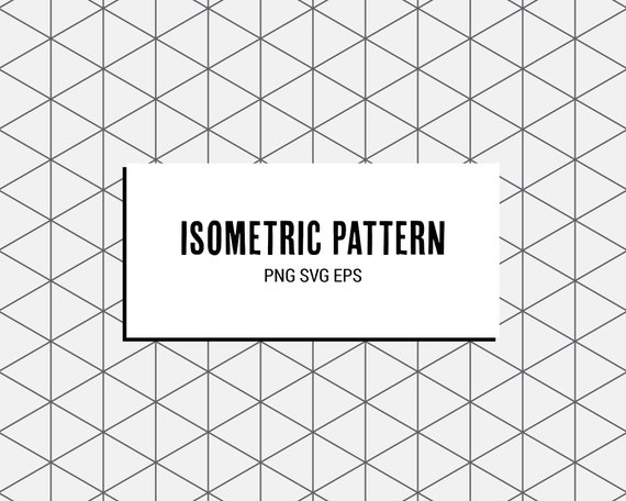 Isometric Grid Pattern Digital File Geometric Grid SVG - Etsy