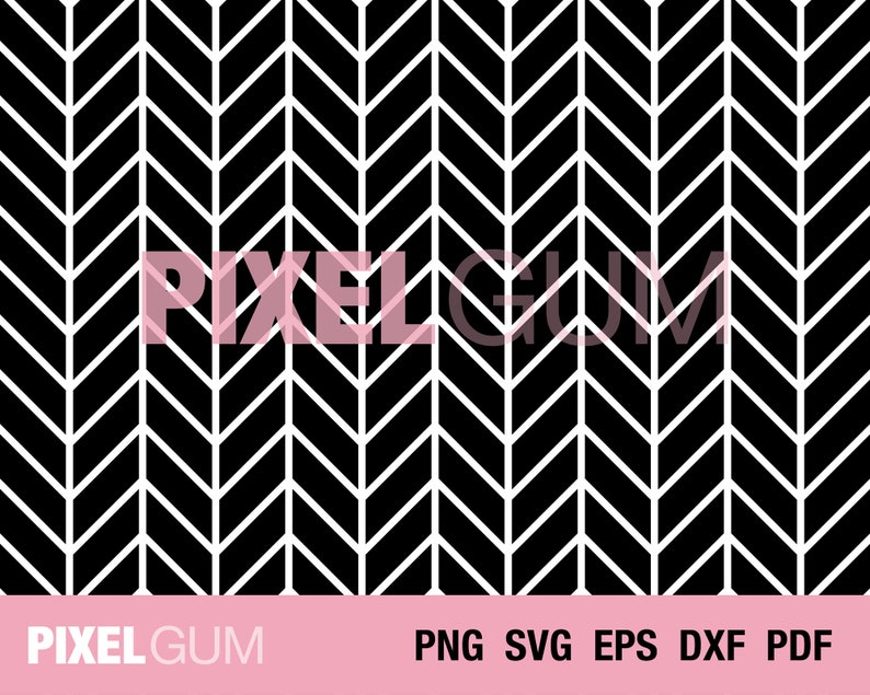 Seamless Herringbone Pattern SVG, Black & White Herringbone PNG ...