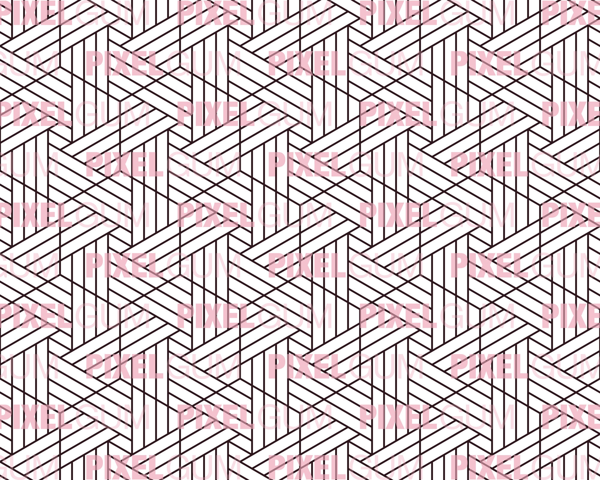 Seamless Geometric Line Pattern SVG, Abstract Interwoven Geometric ...