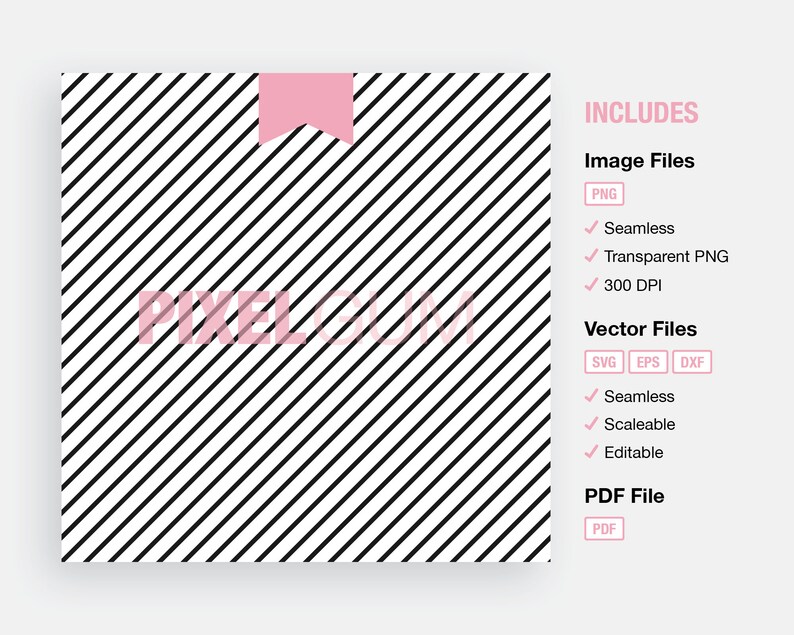 Seamless Diagonal Line Pattern Svg, Editable Stripes Pattern Svg, Eps ...