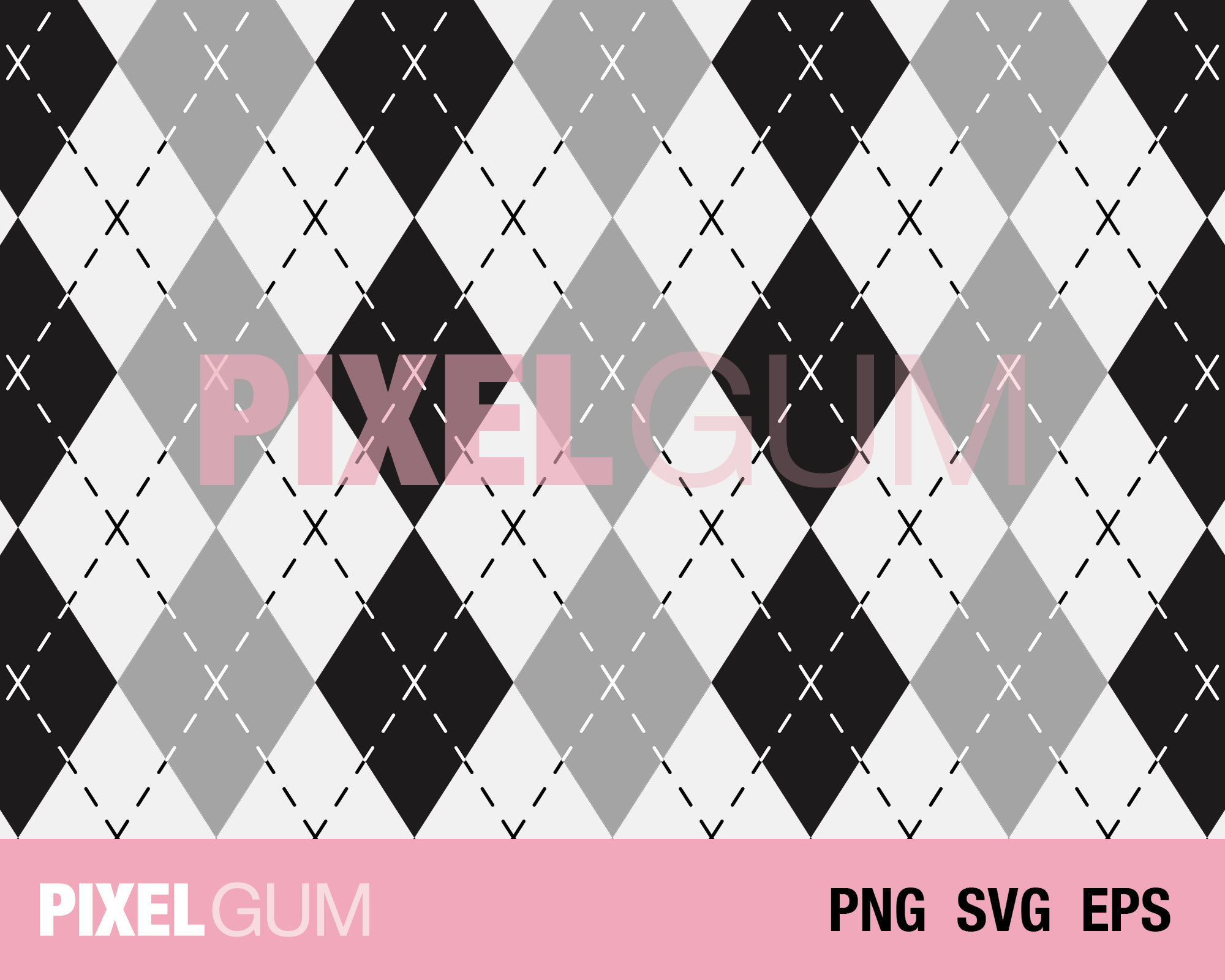 Seamless Argyle Pattern Svg, Plaid Fence Pattern Svg, Diamond Pattern ...
