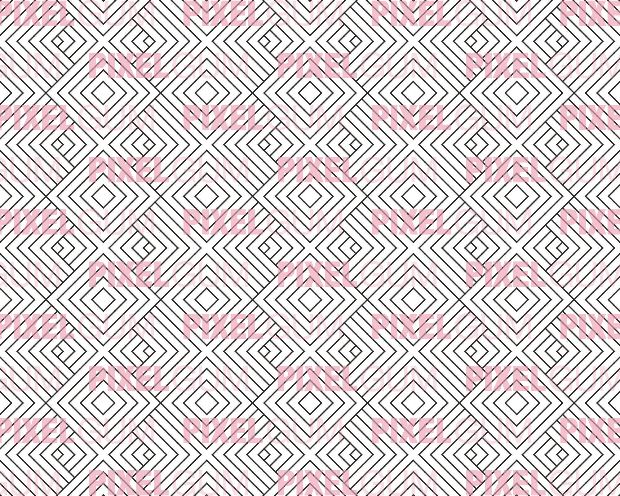 Seamless Geometric Diamond Pattern, Geometric Pattern, Seamless Line ...