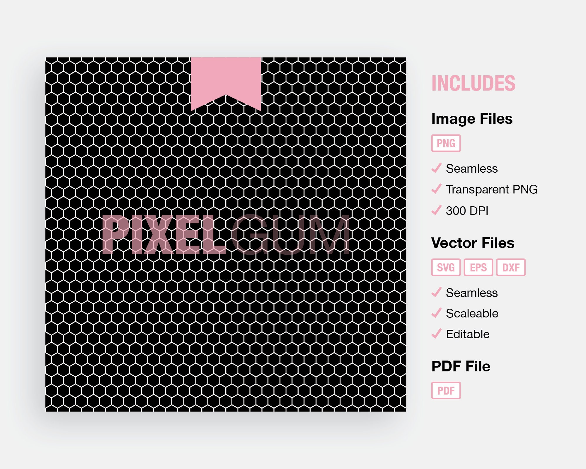 Seamless Hexagon Pattern SVG, Honeycomb Hexagon Pattern, Honeycomb ...