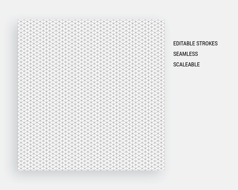 Isometric Grid Pattern Digital File Geometric Grid SVG - Etsy