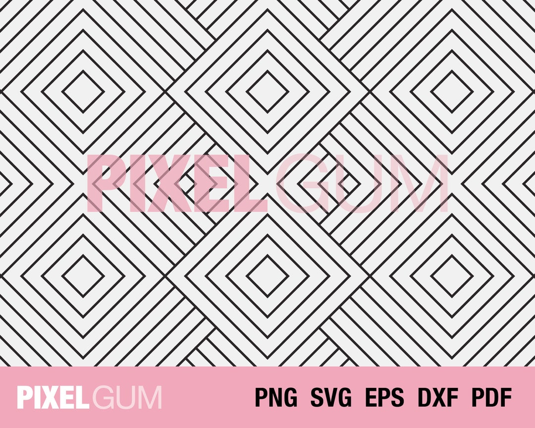 Seamless Geometric Diamond Pattern, Geometric Pattern, Seamless Line ...