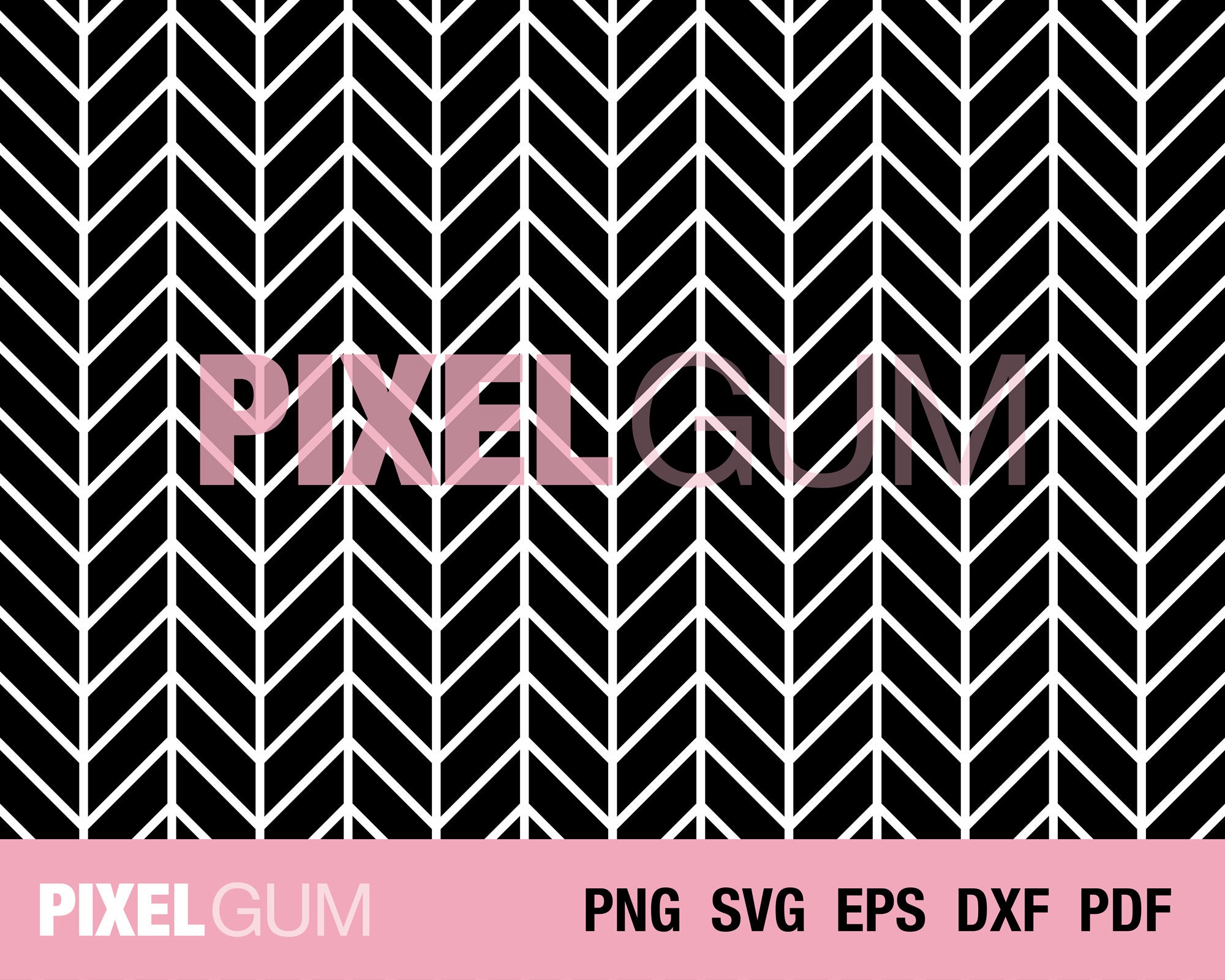 Seamless Herringbone Pattern SVG Black & White Herringbone - Etsy