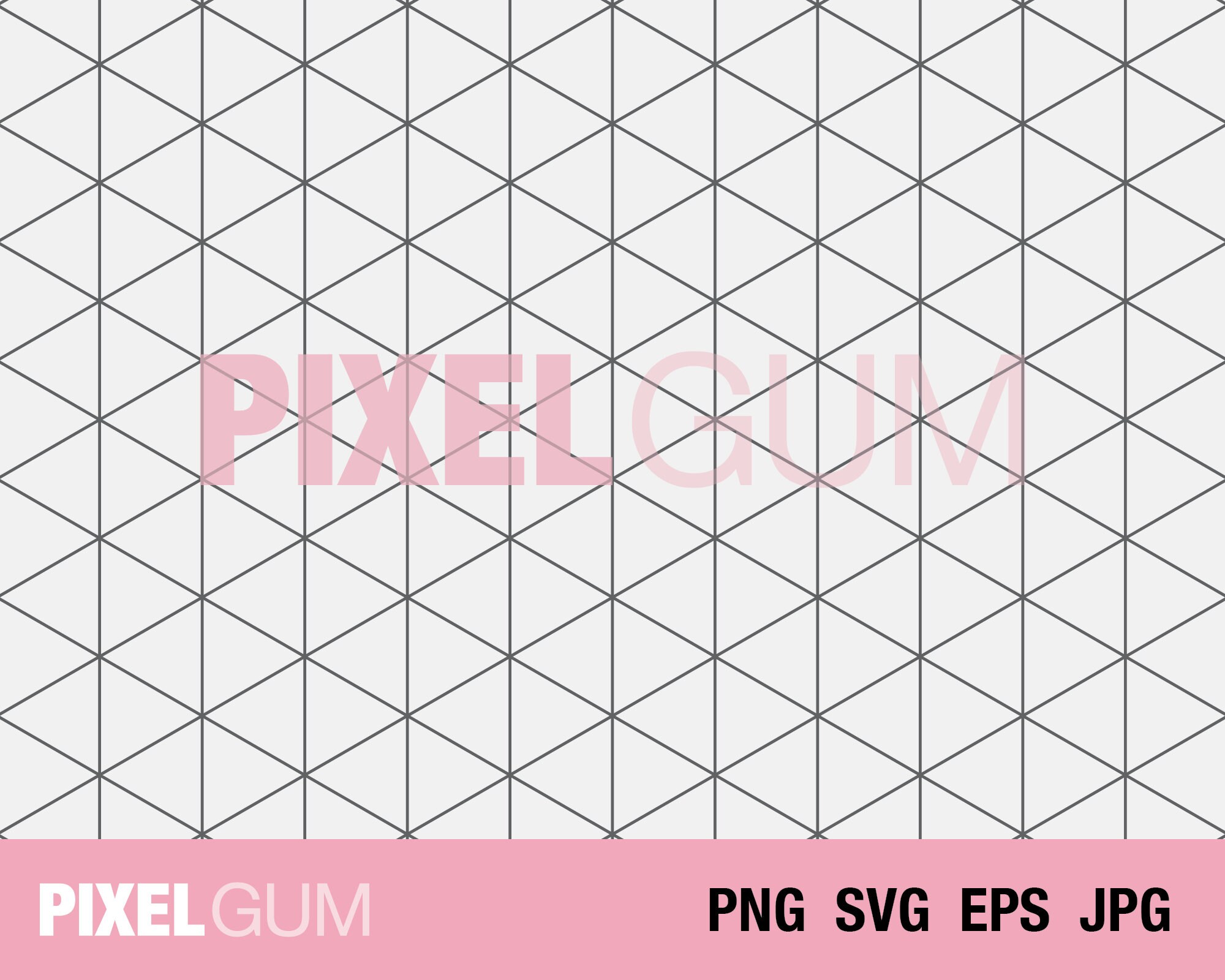 Isometric Grid Pattern Digital File Geometric Grid Svg Etsy