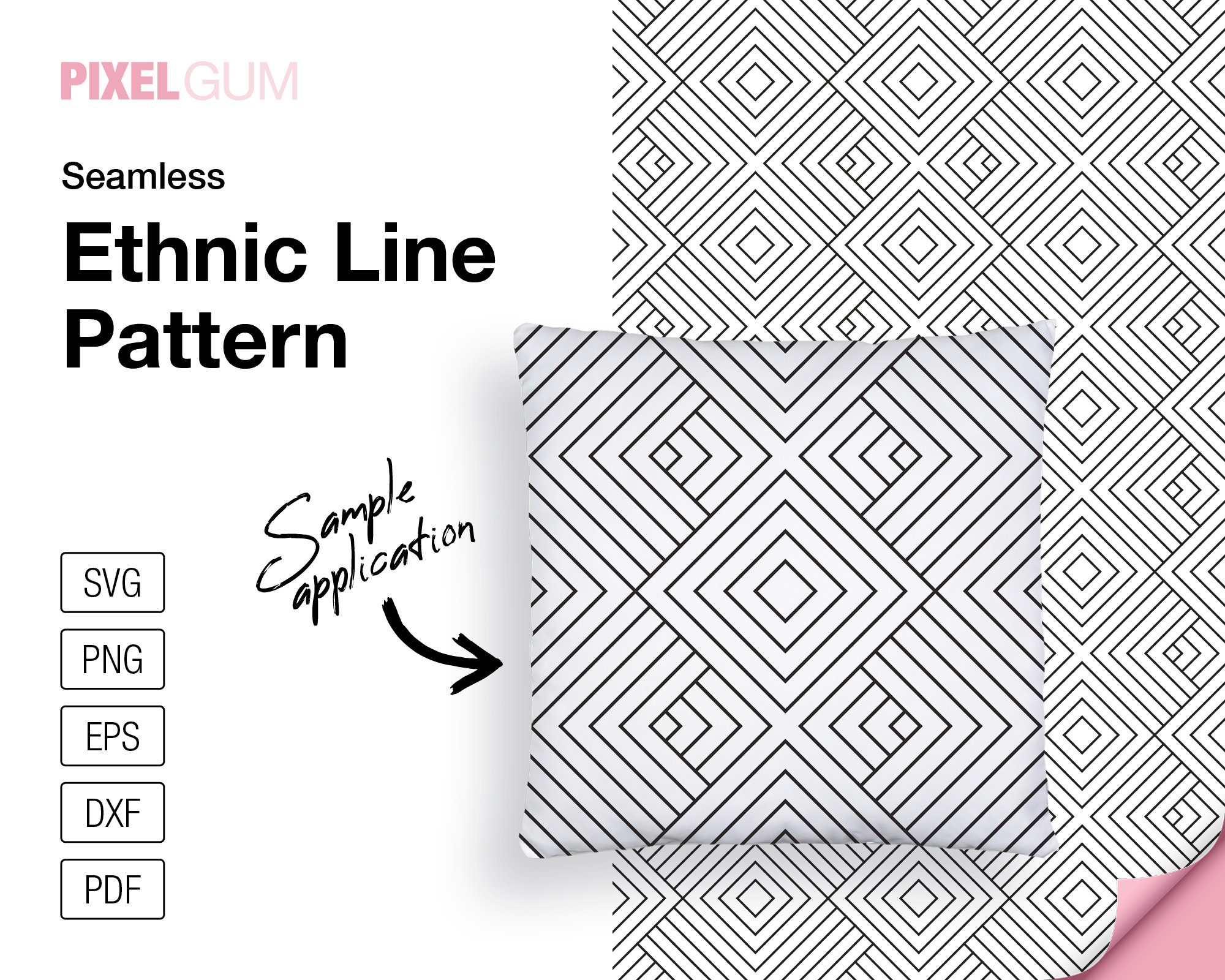 Seamless Geometric Diamond Pattern, Geometric Pattern, Seamless Line ...