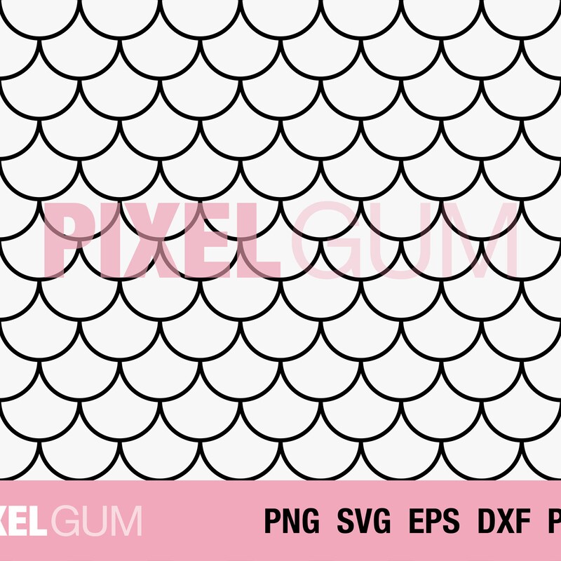 Fish Scale Stencil - Etsy