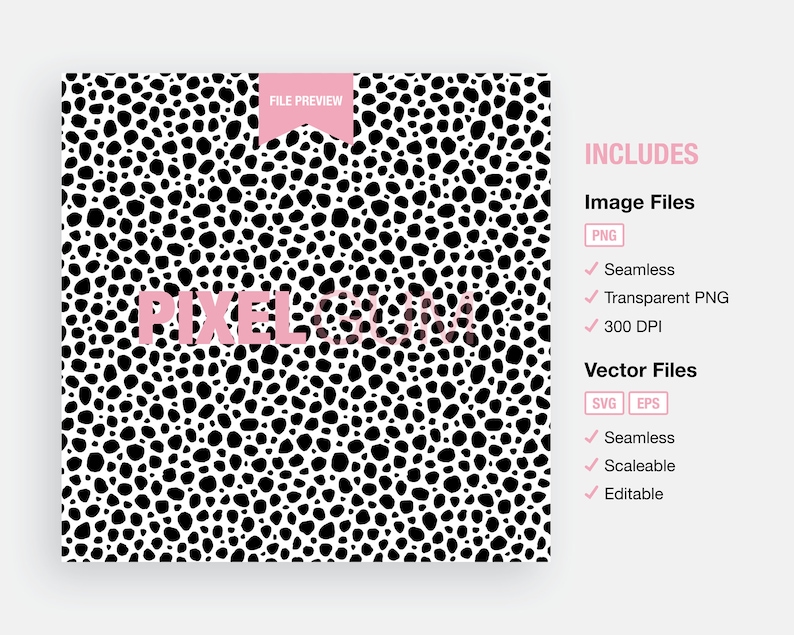 Seamless Speckled Dots Pattern Svg, Eps, Png, Organic Dots Background ...