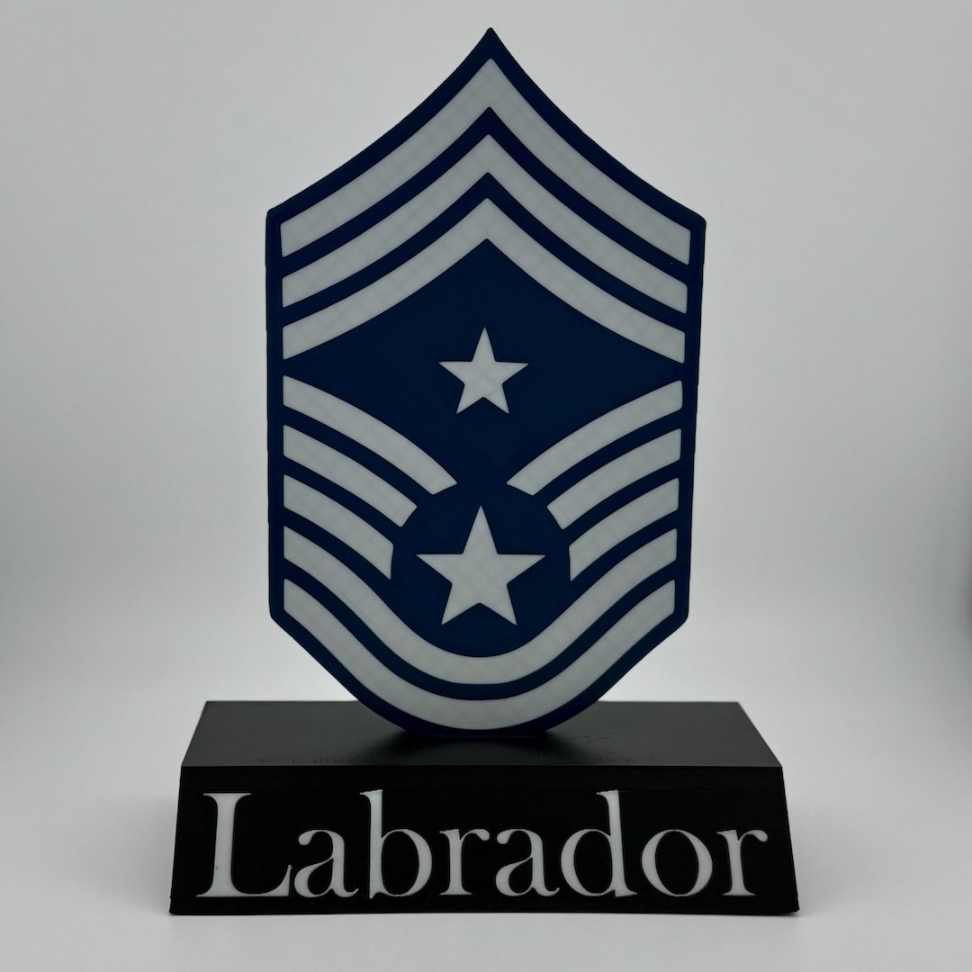 Customizable Rank and Name Tag - Etsy
