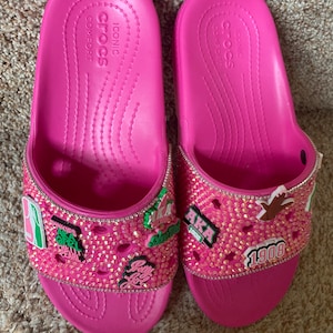 Blinged Shoes/custom Made Yarn Slides - Etsy