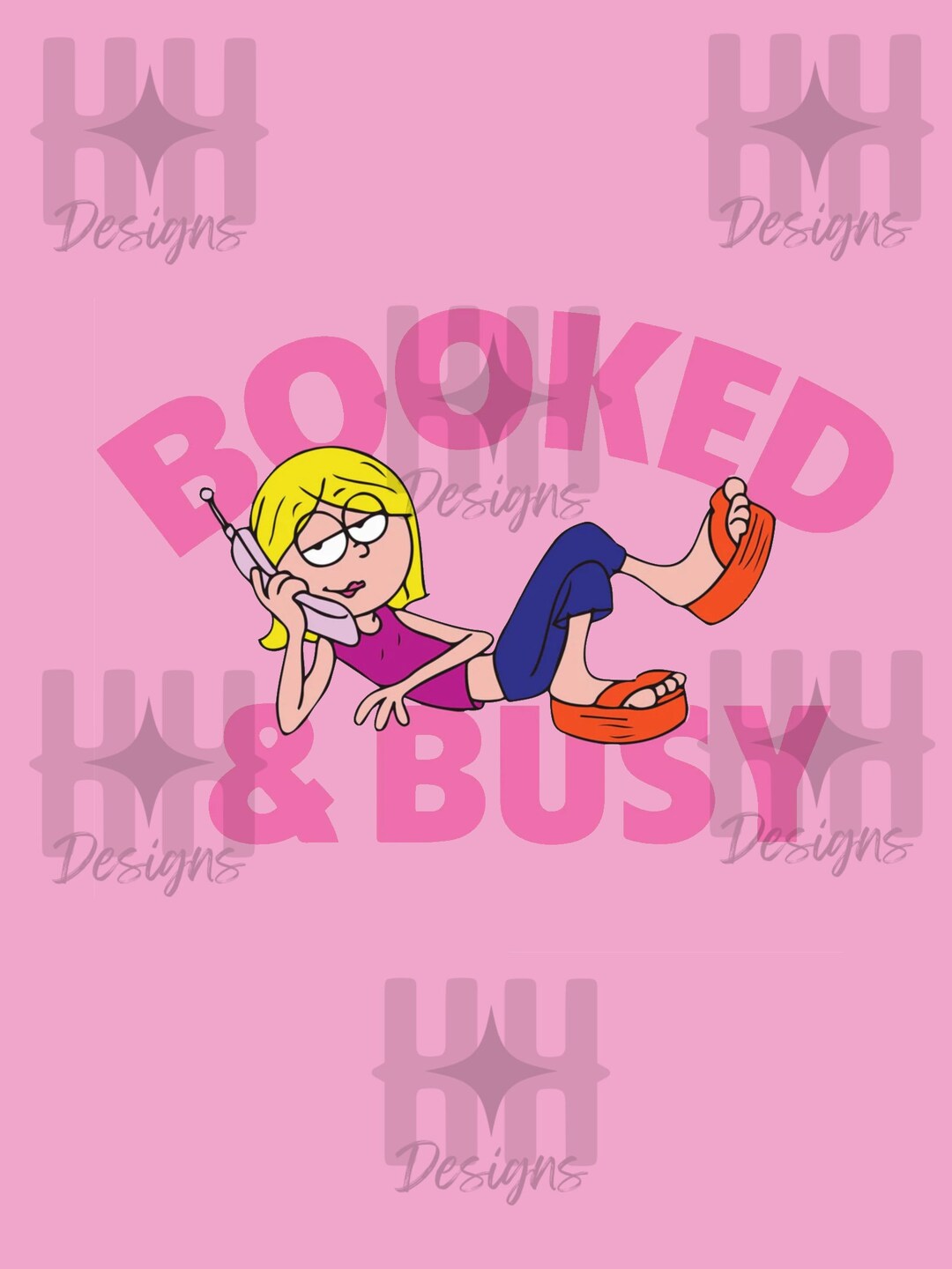 Booked and Busy PNG Lizzie Mcguire PNG Girly PNG Y2K Png - Etsy