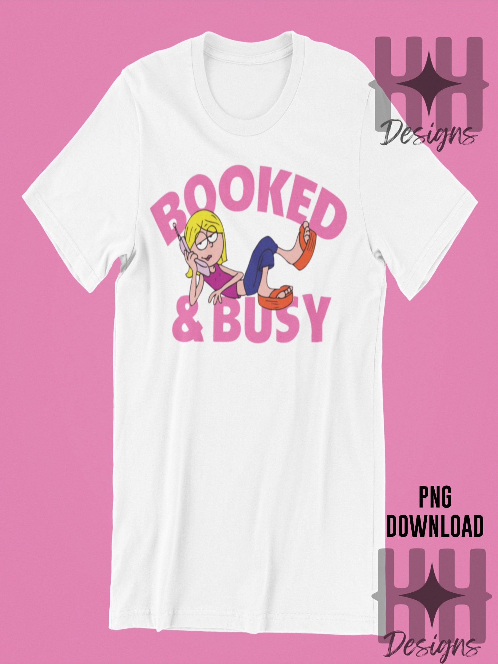 Booked and Busy PNG, Lizzie Mcguire PNG, Girly PNG, Y2K Png, 2000s Png ...