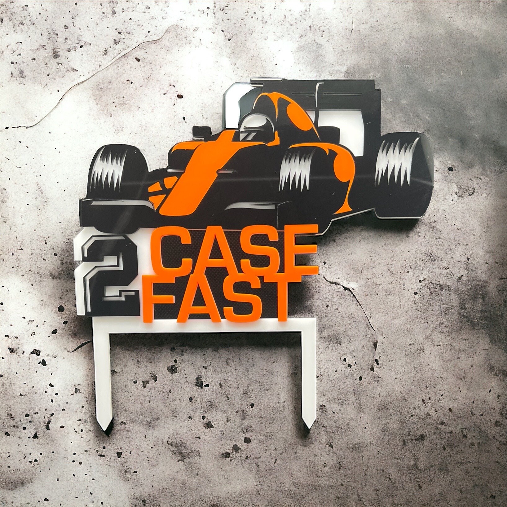 Rev up the Birthday Fun - Race Car Theme Cake Topper for High-speed ...