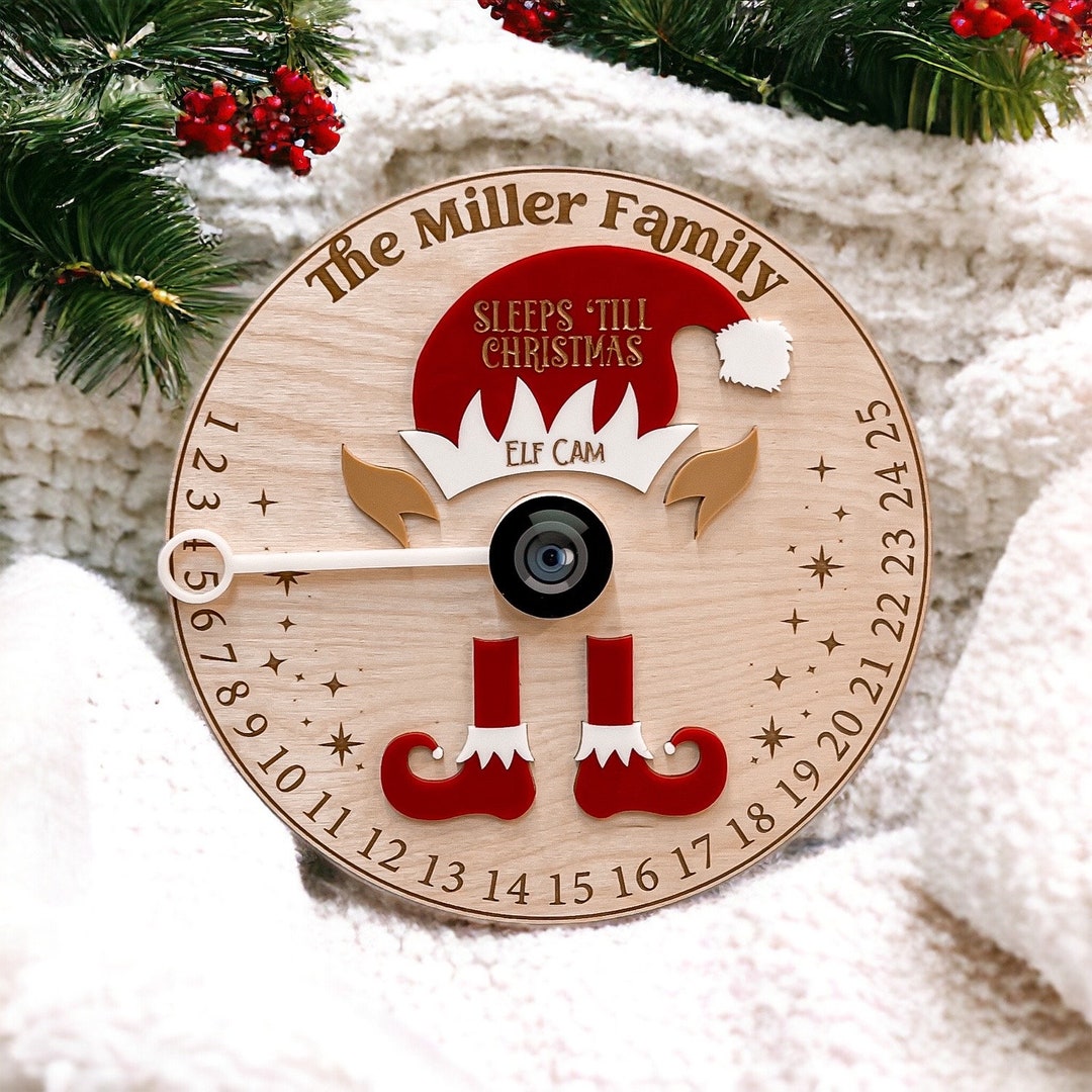 Personalized Elf Cam Countdown - Capture the Magic! | Custom Christmas ...