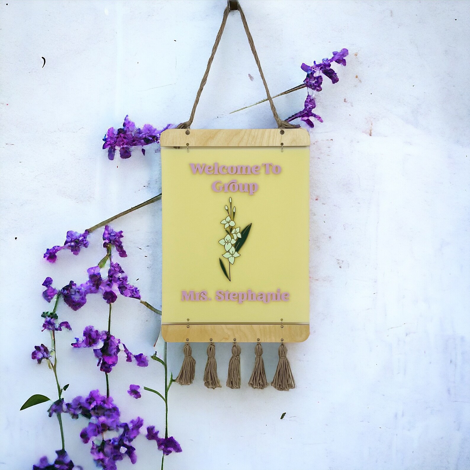 Custom Teacher Door Hanger, Cactus Teacher Classroom Sign, Classroom ...