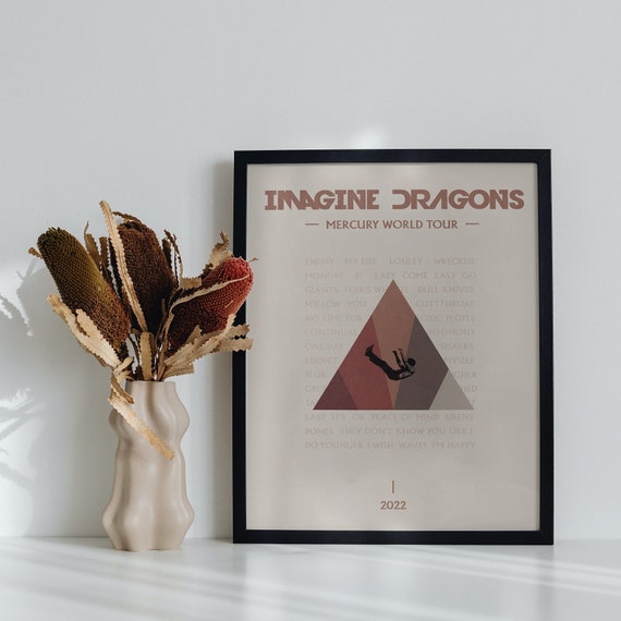 Imagine Dragons Poster Mercury Album Wall Art Poster - Etsy