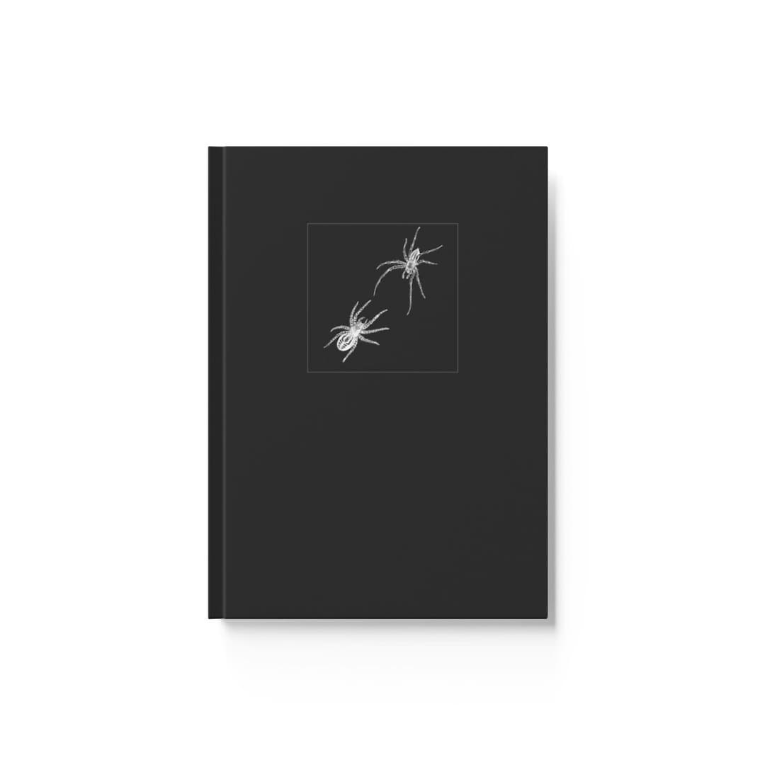 Hardback Spider Journal, Personal Diary, Spooky Notebook, Insect ...