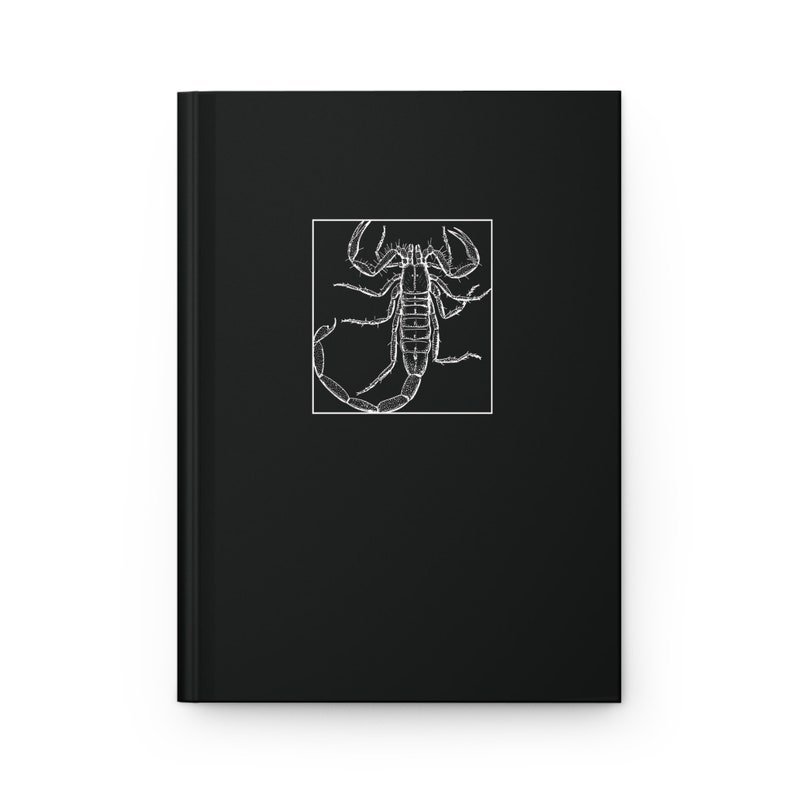 Scorpion Notebook, Scorpio Diary, Personal Journal, Hardback Notebook ...